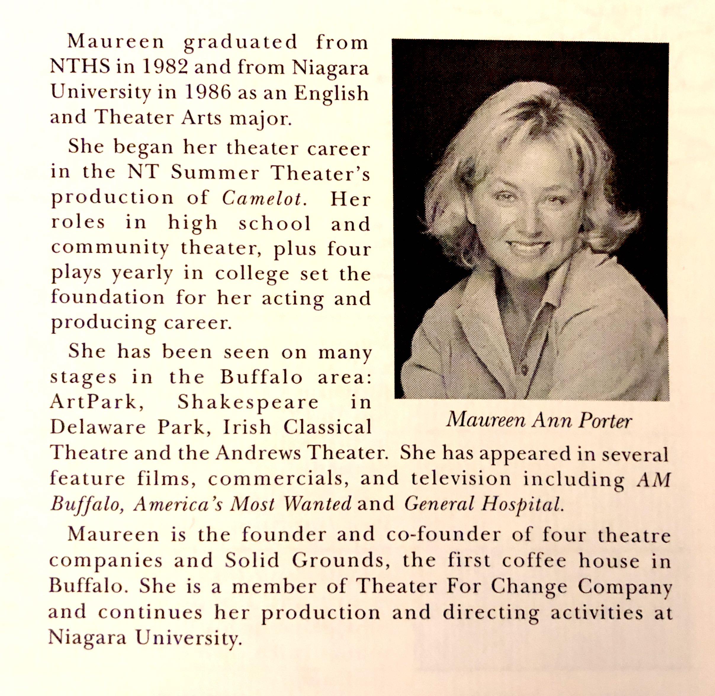 Wall of Fame | MAUREEN ANN PORTER